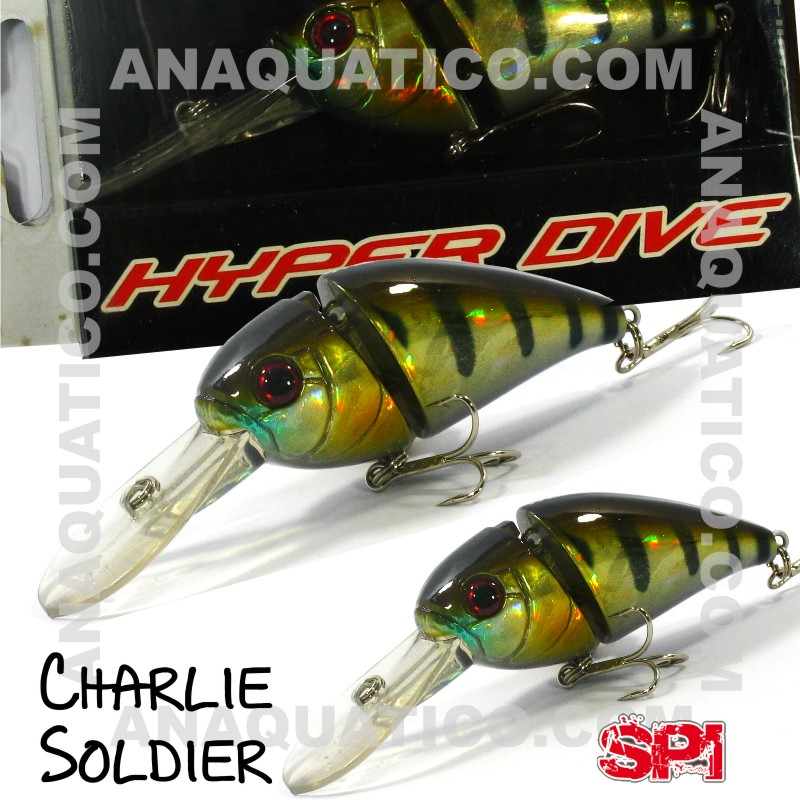 AMOSTRAS DURAS : SPI CHARLIE SOLDIER FLOAT. 7CM / 15GR CRASH HG GILL