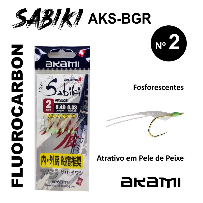 Sabiki AKAMI AKS – Montagens para carapau e cavalas