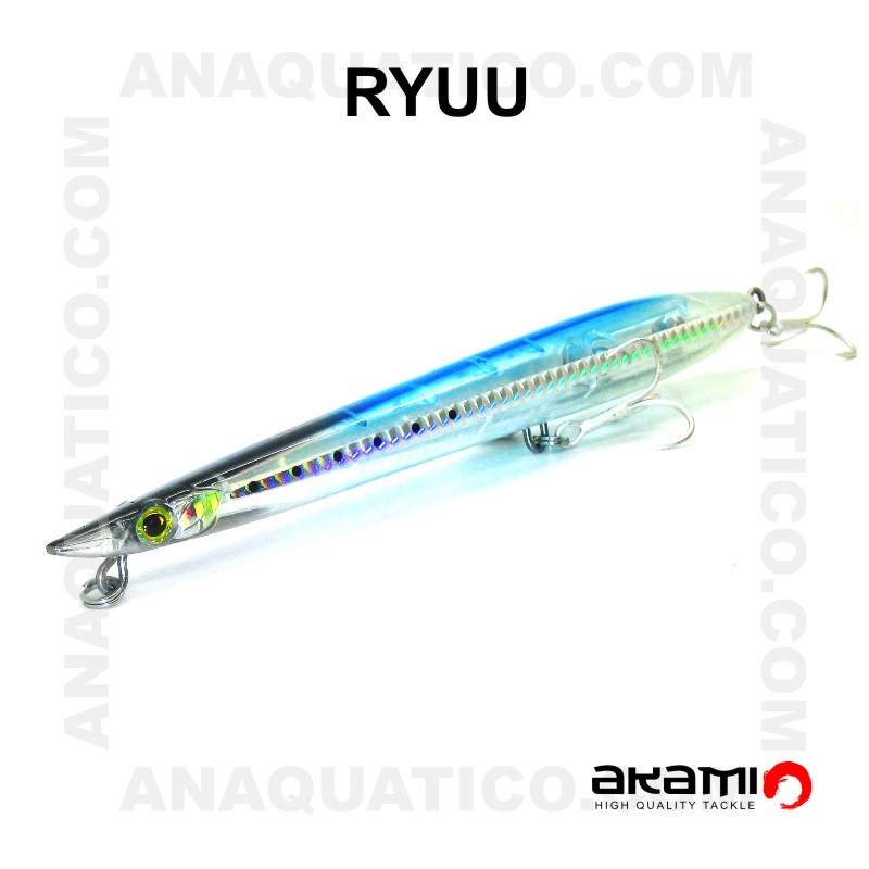 AMOSTRAS DURAS : AMOSTRA AKAMI RYUU 18CM / 31GR TOP WATER BLUE SARDINE