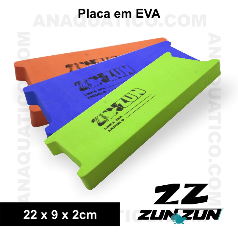 NOVIDADES : ZUN ZUN PLACA EM EVA 22 X 9 X 2 CM - 1 PCS.